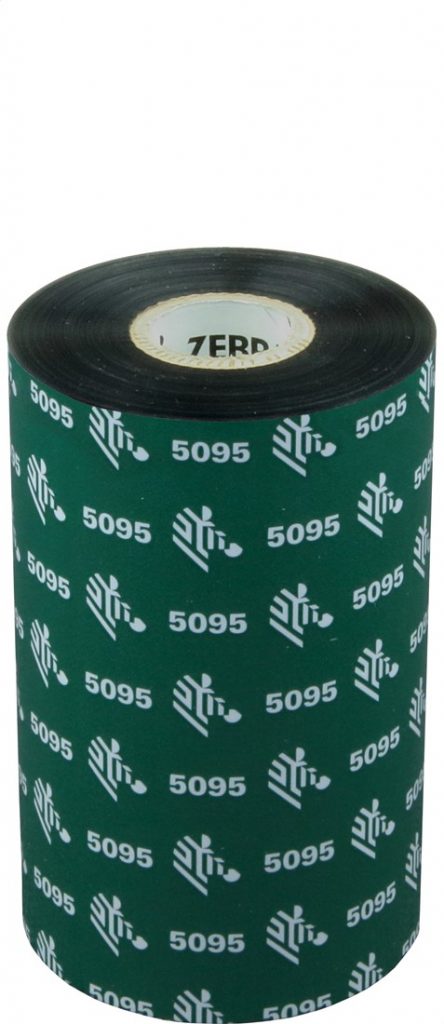 Zebra Resin Ribbon 5095 110mm X 450M Black - Smart Plus General Trading LLC